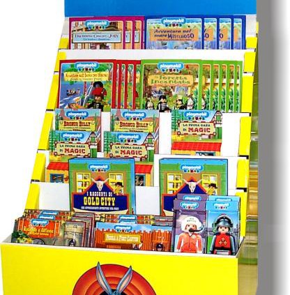 Espositore per libri in cartone - cartotecnica | Mapello.com